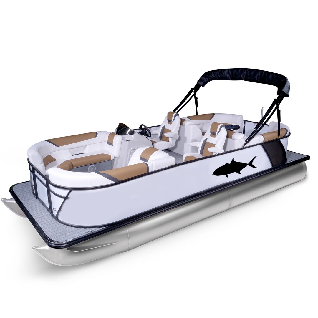 Amberjack Fish Boat Sticker Decals Compatible With Pontoon Boat AJ ...