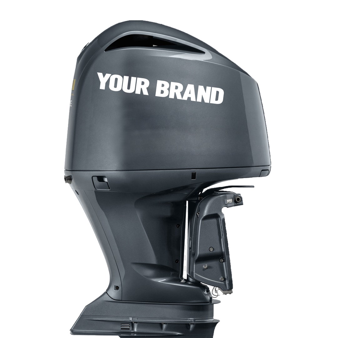 Boat Engine Custom Name Decals Compatible With Yamaha Outboard Engine ...