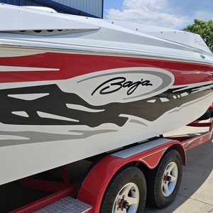Baja 26 Outlaw SST Bowrider Boat Decals: Sport Stripes Sticker - Etsy