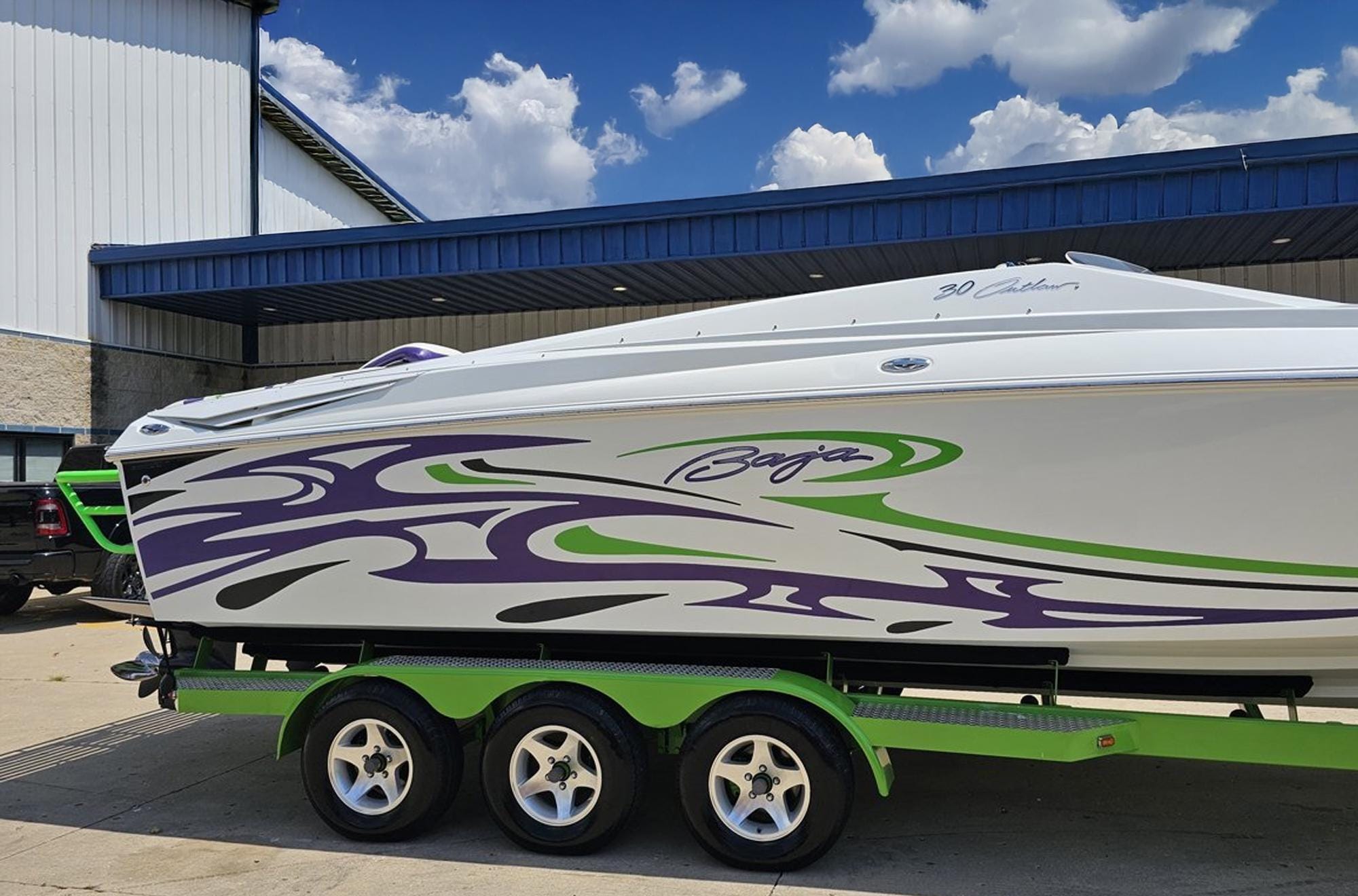 Baja 30 Outlaw SST Boat Decals: Bowrider Sport Stripes - Etsy