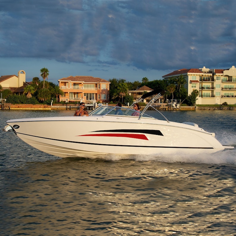 Graphic Kit Boat Decals Compatible With Bowrider Boat Sport Stripes ...