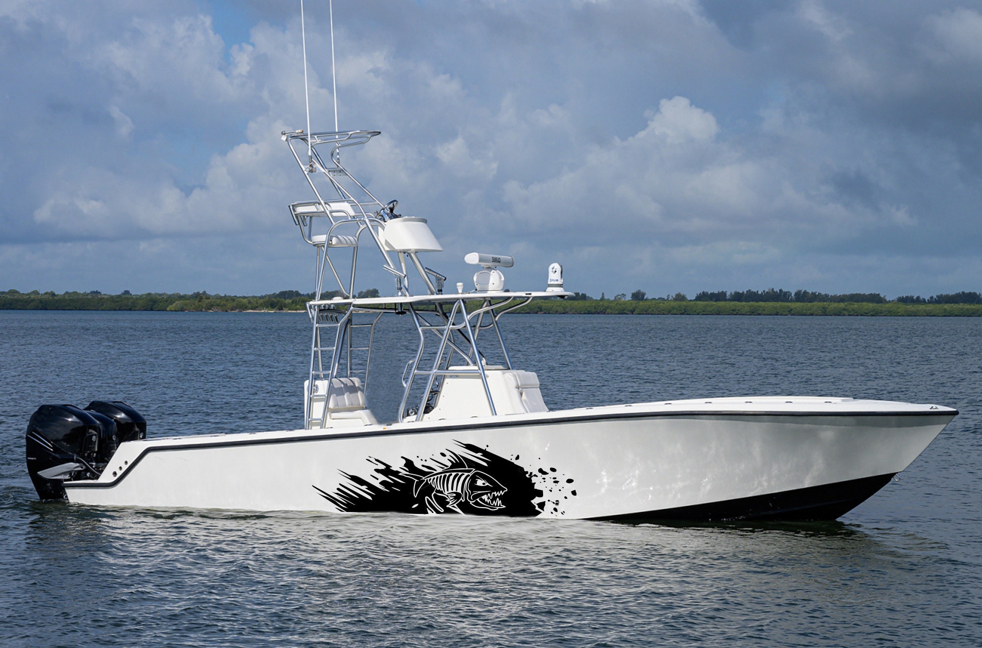 Splash Graphic Boat Sticker Compatible With Seavee Boat Decals - Etsy