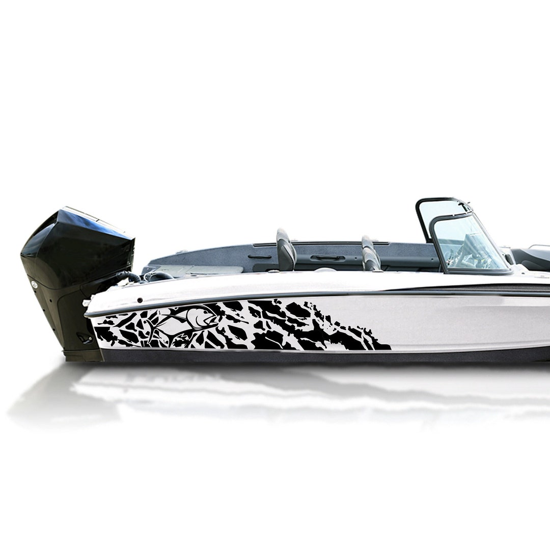 Giant Trevally Boat Sticker Compatible With Bass Boat Decals GT Graphic ...