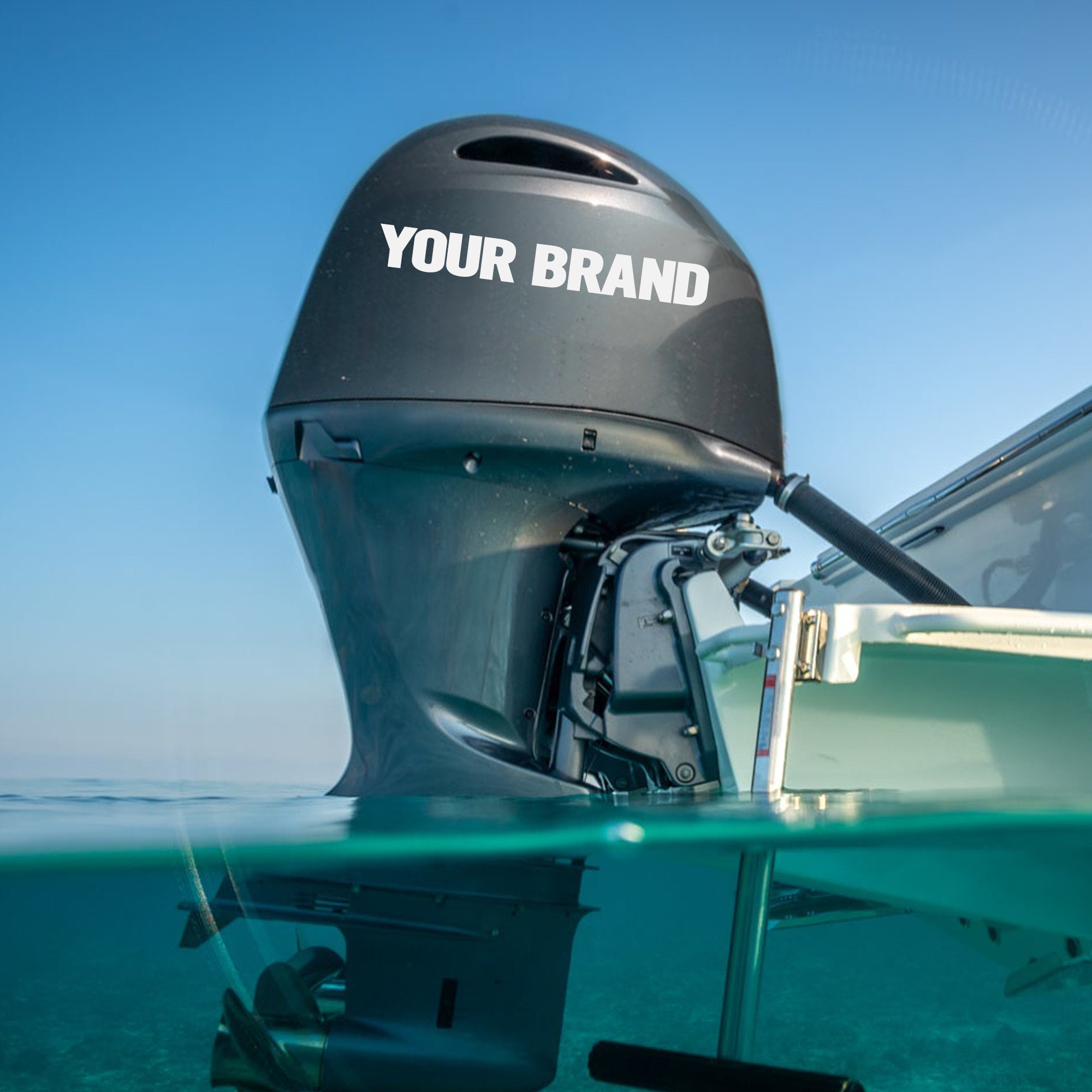 Boat Engine Custom Name Decals Compatible With Yamaha Outboard Engine ...