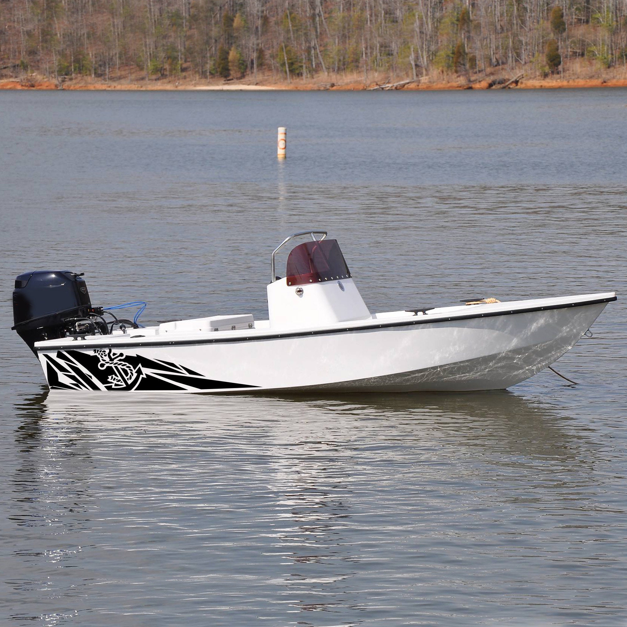 Anchor Graphic Boat Sticker Compatible With Skiff Boat Marine - Etsy