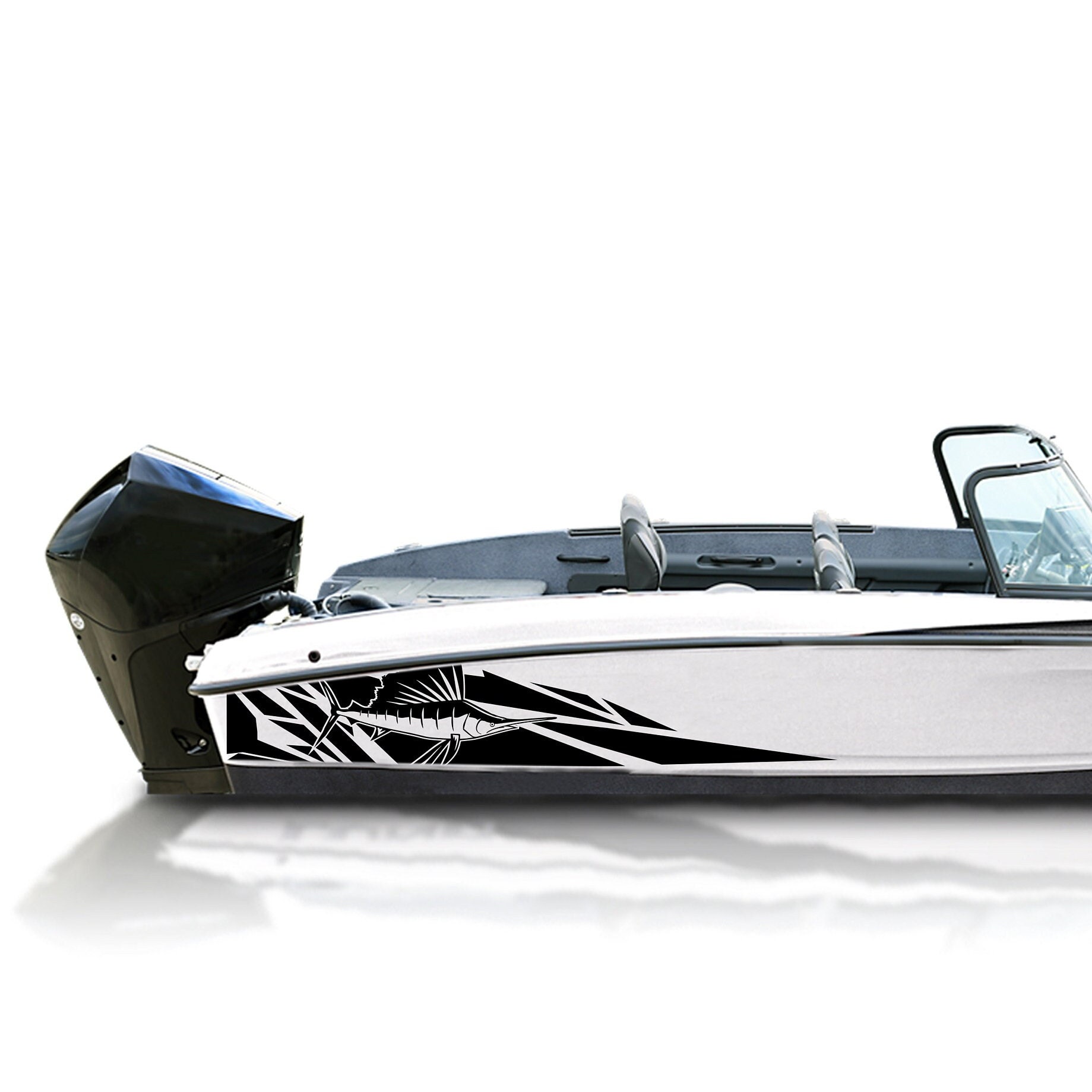 Sailfish Boat Sticker Graphic Decals Compatible With Bass Boat - Etsy