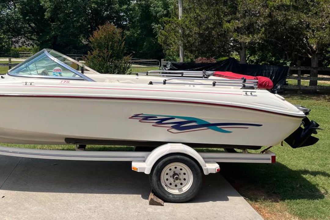 Graphic Boat Decals Compatible With 1996 1995 Sea Ray Series 175 Boat ...