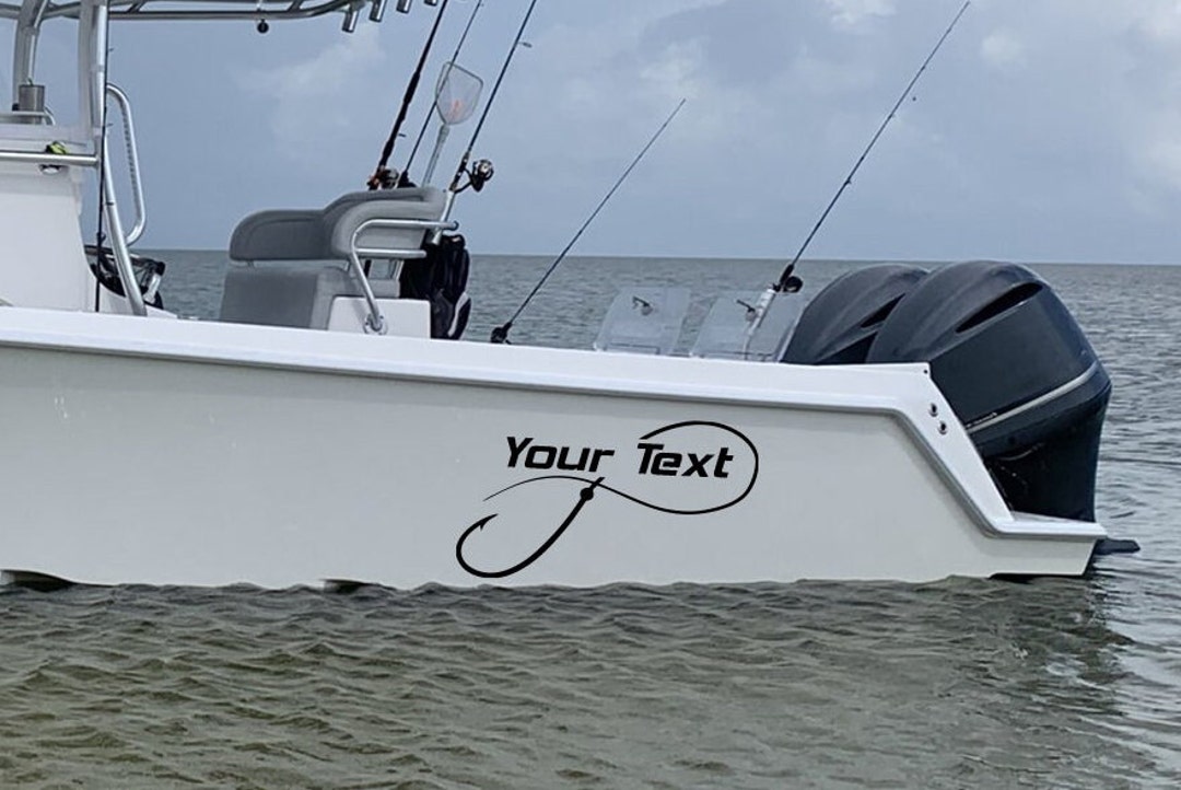 Boat Kit Decals Custom Name Hook Compatible With Contender Boat Hooks ...