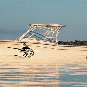 Marlin Boat Sticker Decal Compatible With Grady-white Boat Fishing ...