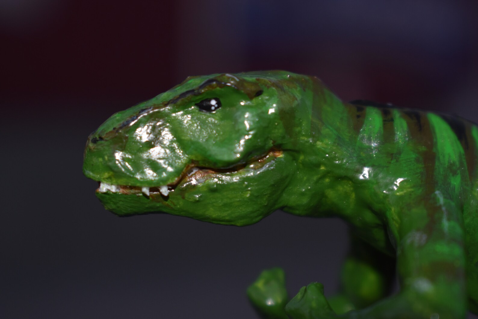 Tyrannosaurus Flex Buff T-rex Sculpture Hand Painted - Etsy