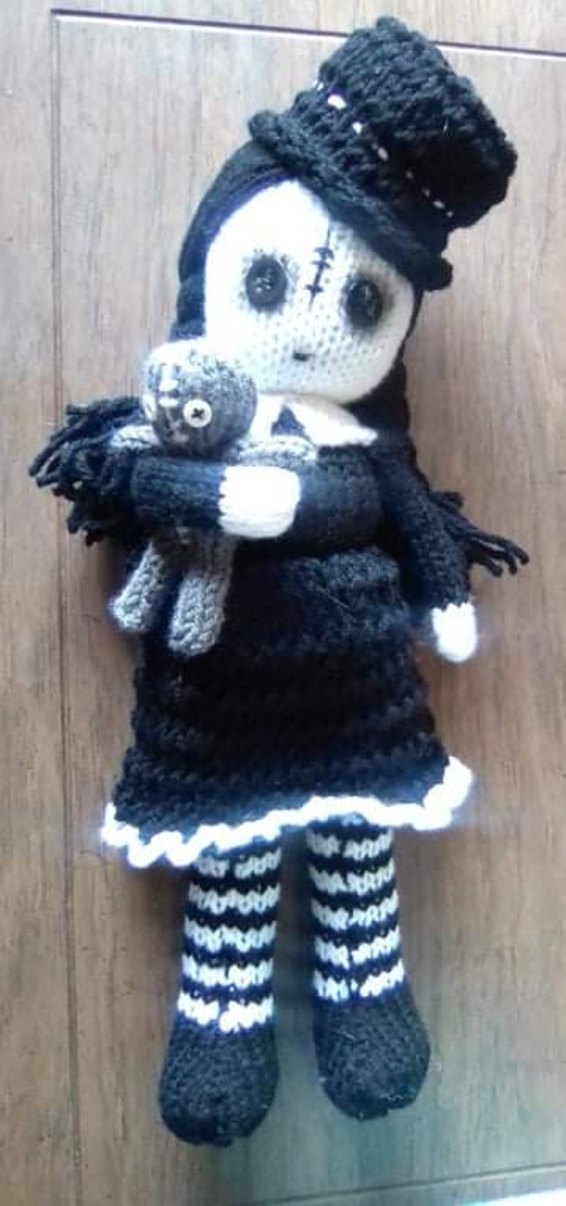 Victoria Goth Doll Loom Knit Pattern - Etsy