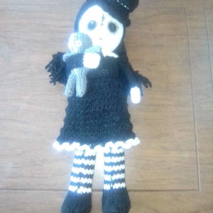 Victoria Goth Doll Loom Knit Pattern - Etsy