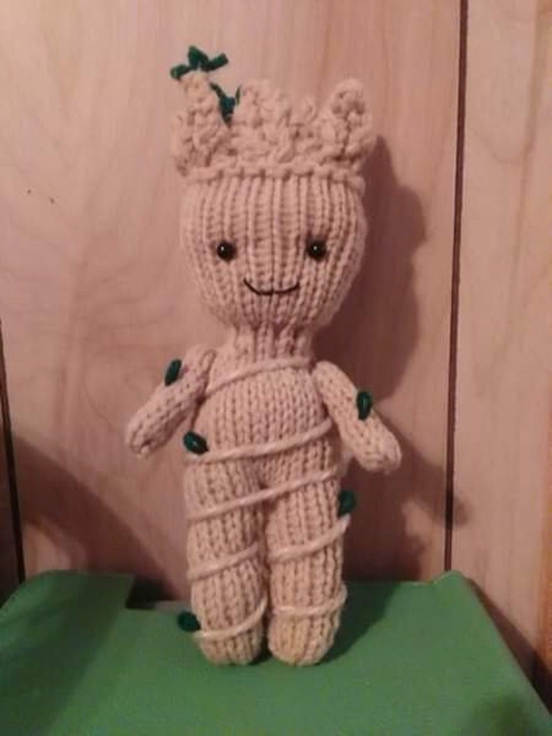 Loom Knit Baby Groot Pattern - Etsy