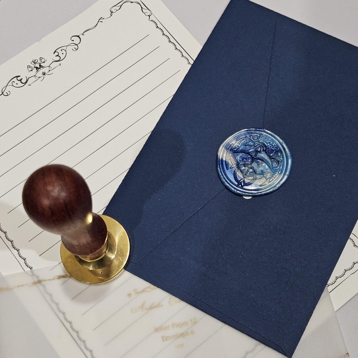 Pre-made 6 Wax Seal Stickers With Self-adhesive Tape Backing ...