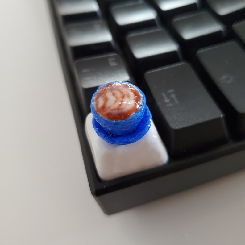 Latte Art Keycap - R3 Mechanical Keycap | Artisan Keycap | Coffee Cup ...