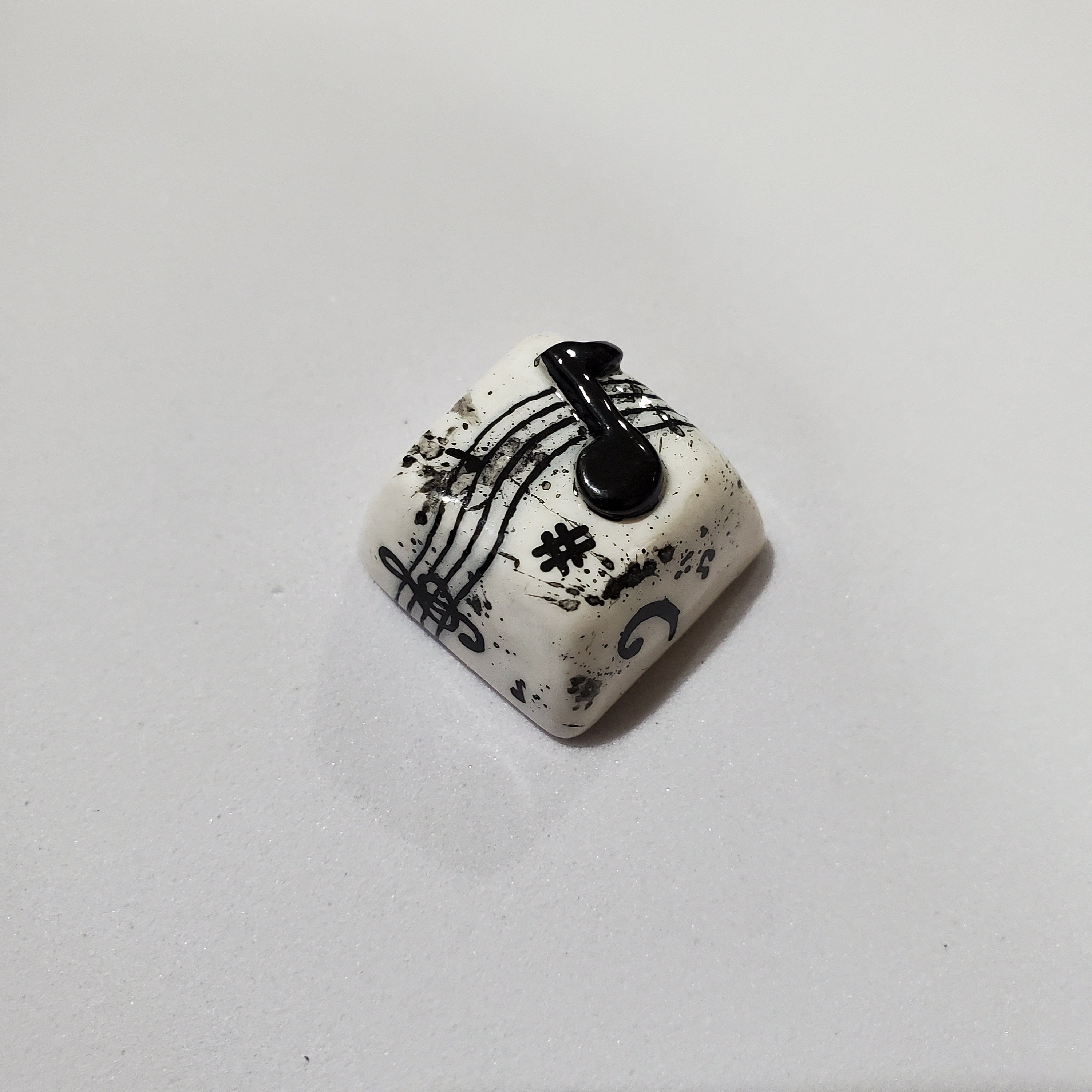 Music Note Keycap R3 Mechanical Keycap Artisan Keycap Handmade Keycap ...