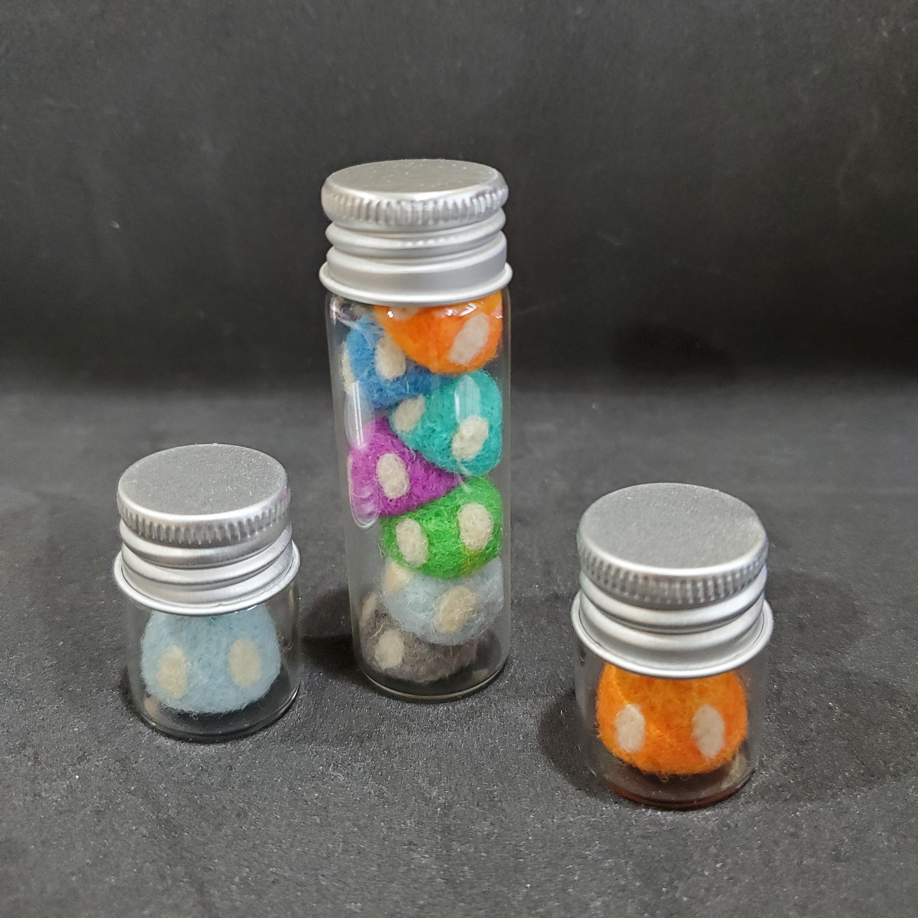 Genshin Impact Slimes in a Bottle Felted Slimes Hydro Dendro Electro ...