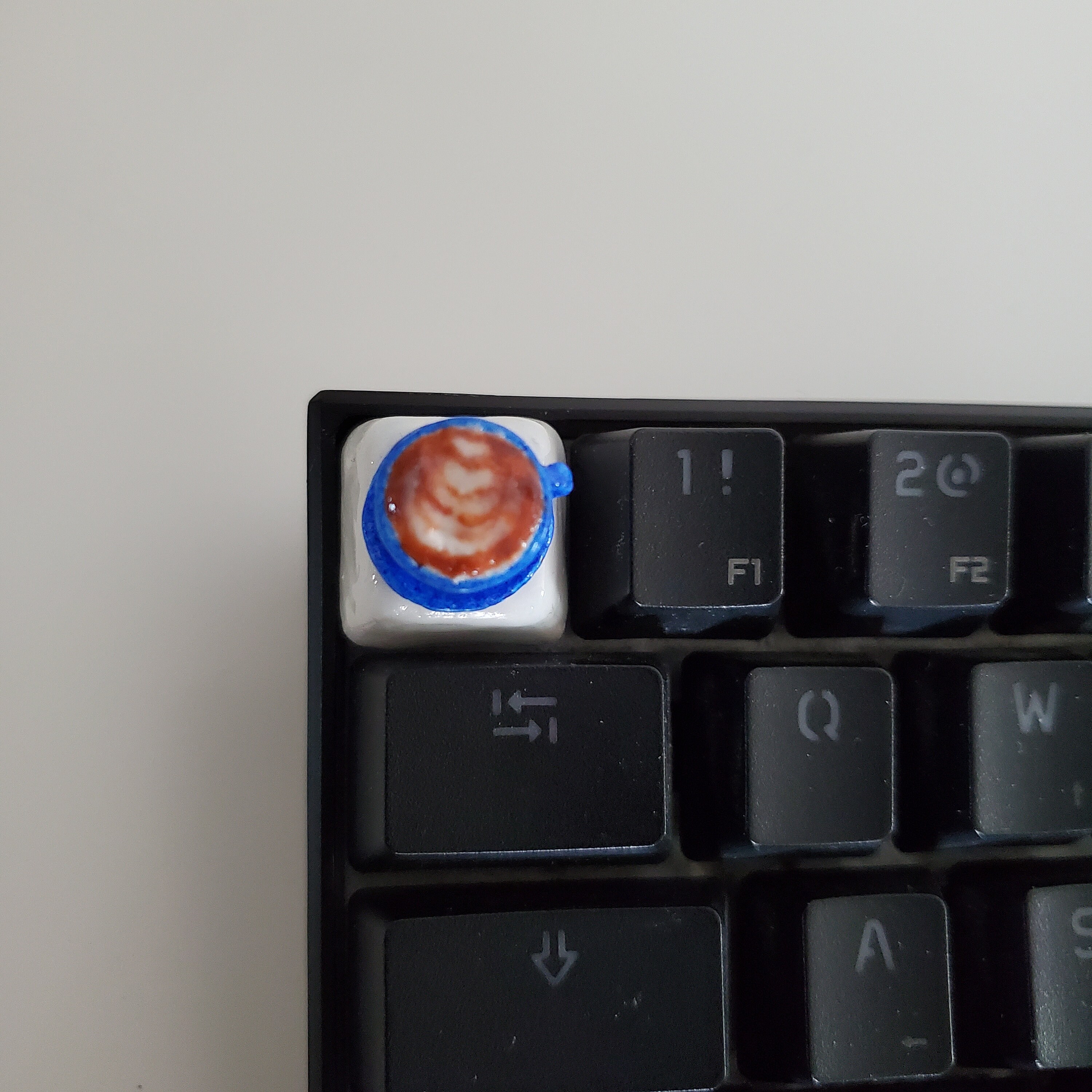 Latte Art Keycap - R3 Mechanical Keycap | Artisan Keycap | Coffee Cup ...