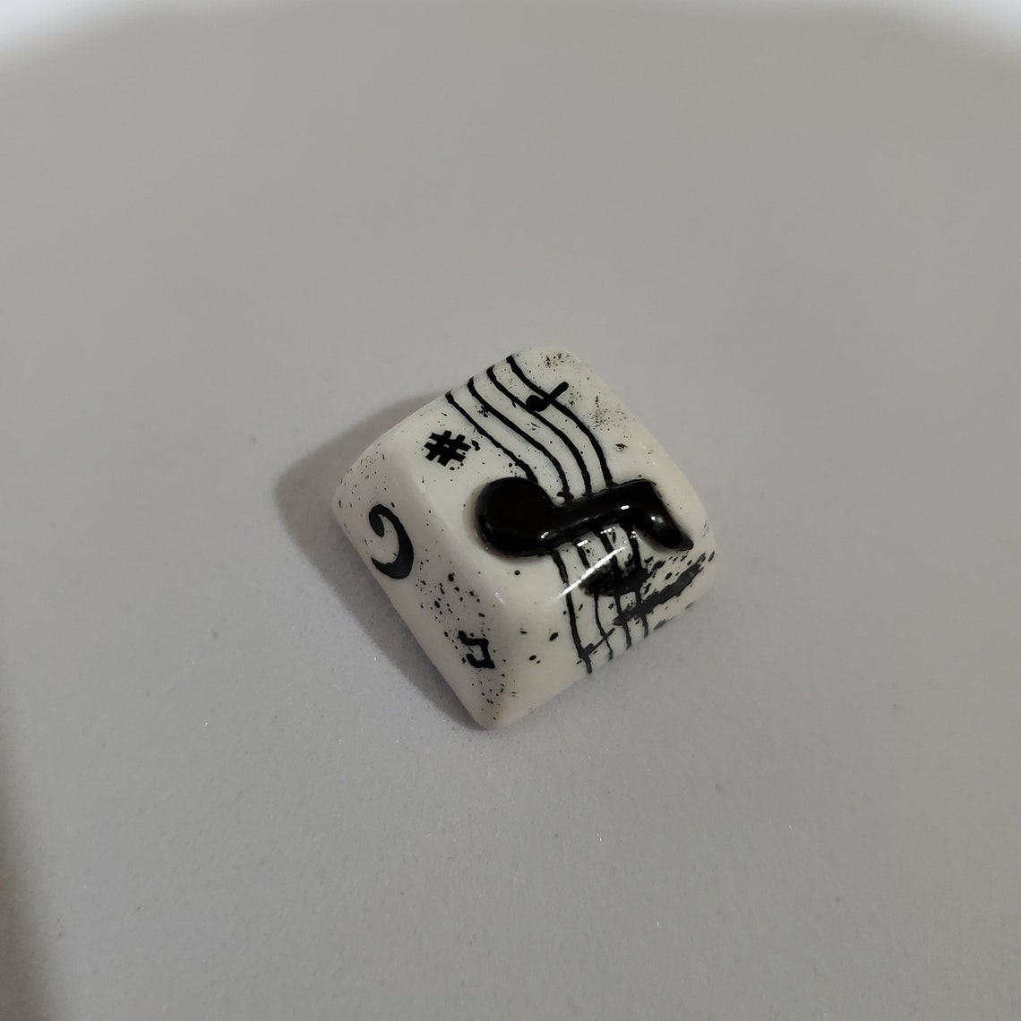 Music Note Keycap R3 Mechanical Keycap Artisan Keycap Handmade Keycap ...