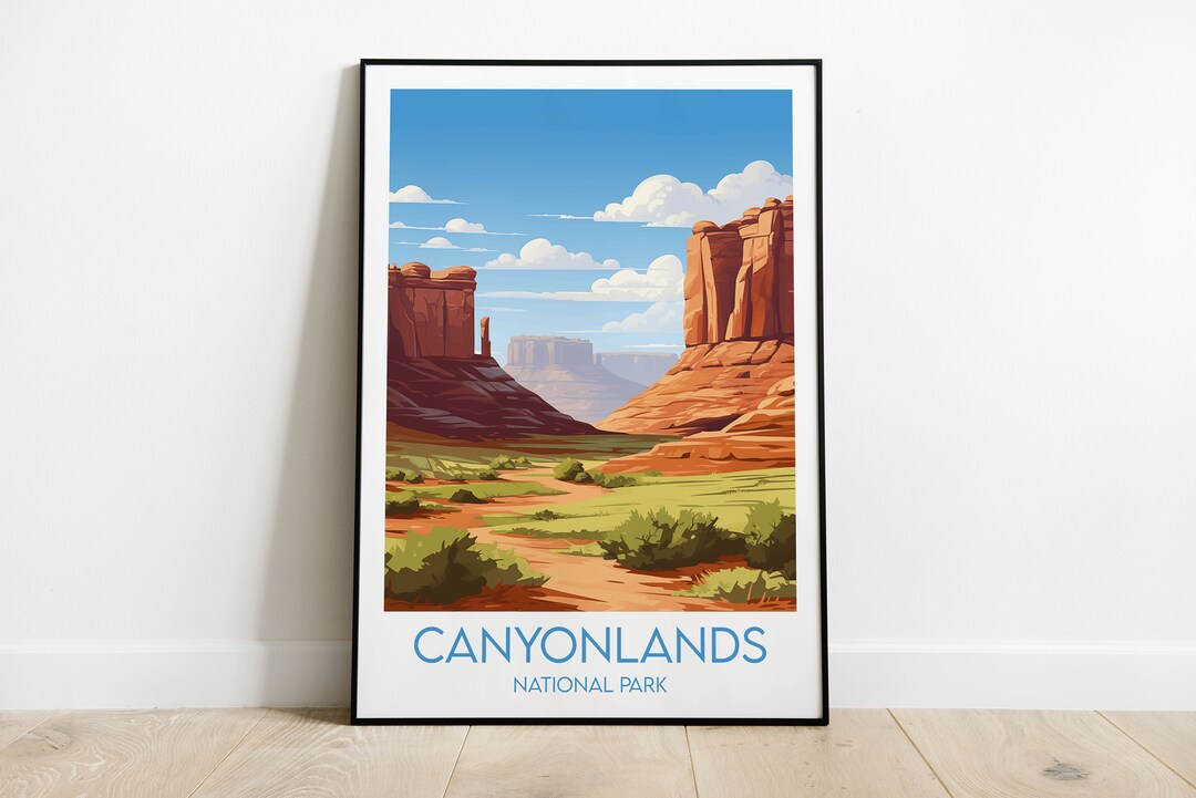 Canyonlands National Park Travel Print - Utah Poster - Custom ...