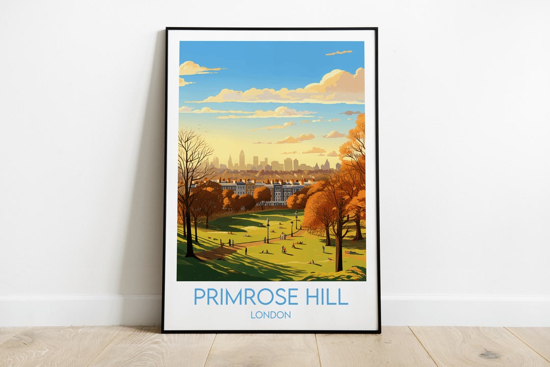Primrose Hill Travel Print - London Poster - Custom Personalised ...