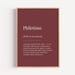 Philotimo Definition Print - Dictionary Poster - Greek Home Wall Art ...