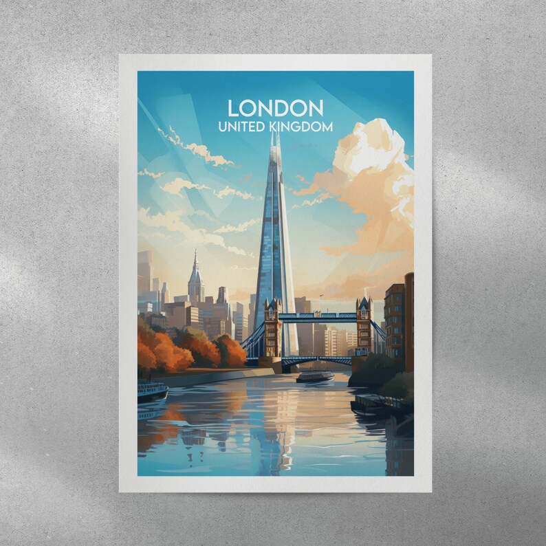 London Skyline Print - England UK Poster - Custom Personalised Wedding ...