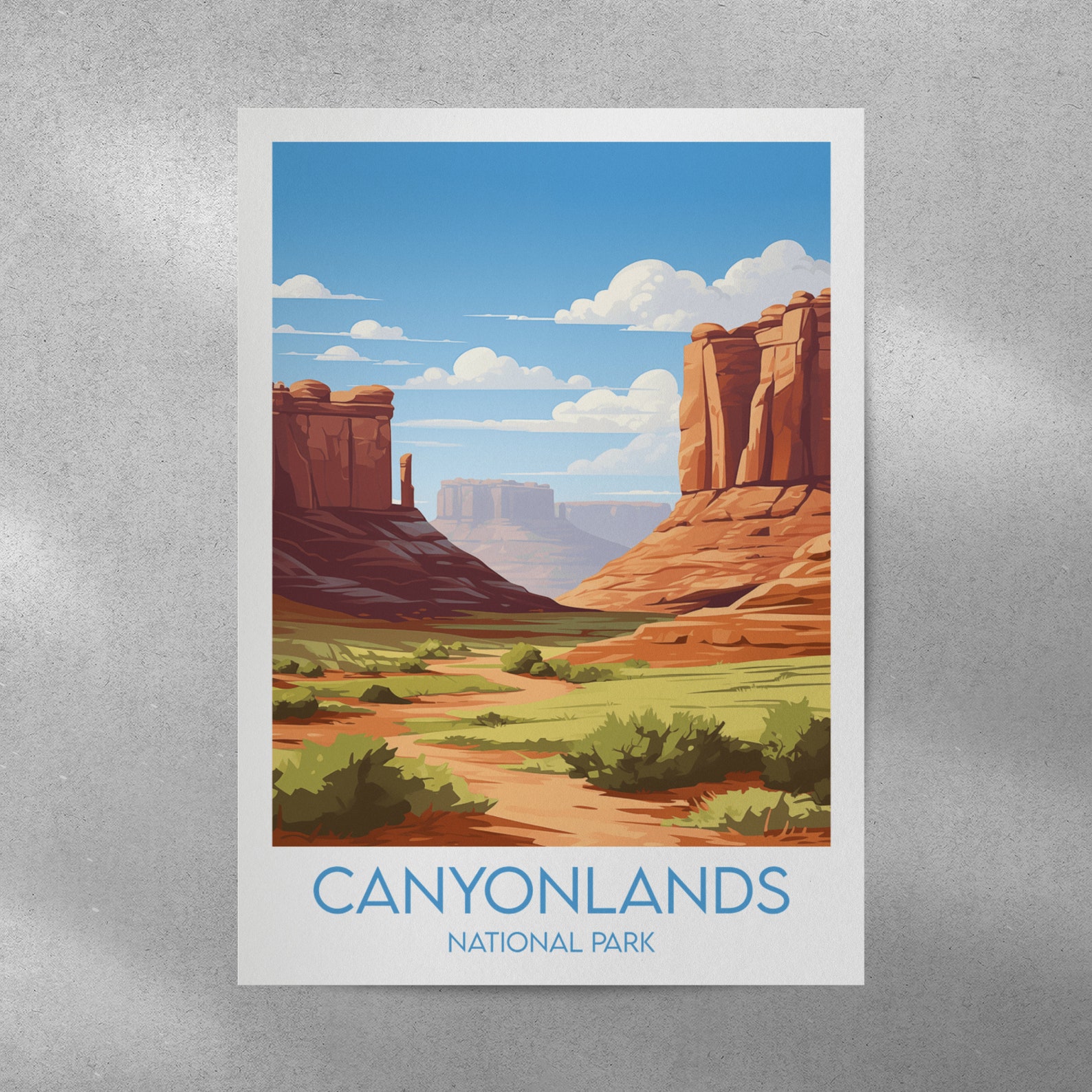 Canyonlands National Park Travel Print - Utah Poster - Custom ...