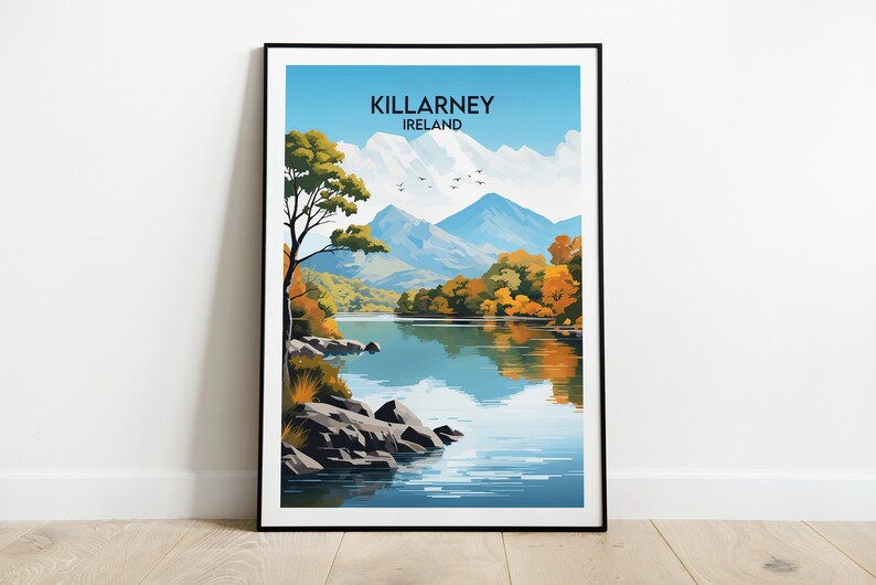 Killarney Travel Print - Ireland Poster - Custom Personalised Wedding ...