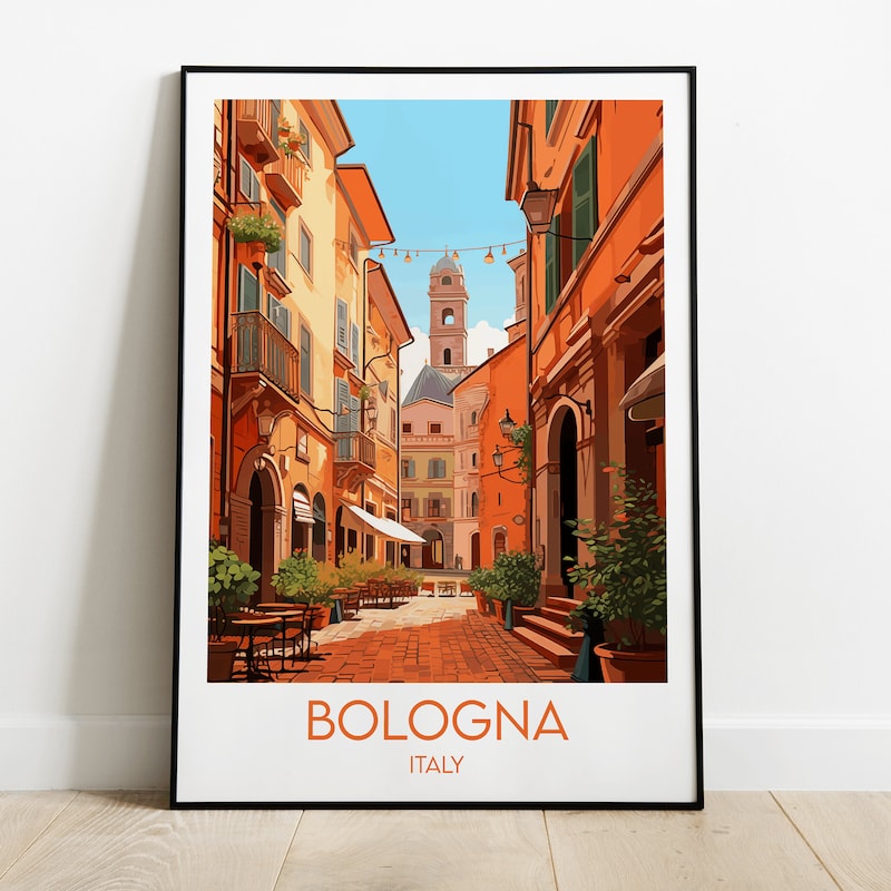 Bologna Poster Print - Etsy UK