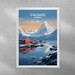 Svalbard Travel Print Norway Poster Custom Personalised Wedding ...
