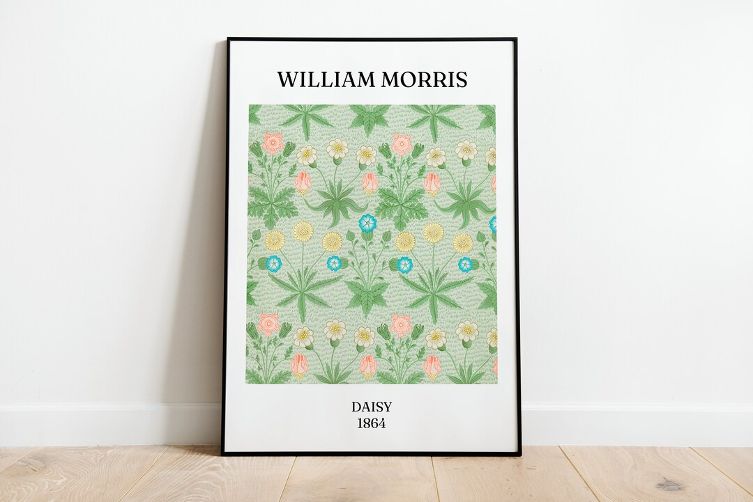 William Morris Daisy 1864 Print | A3 A4 A5 | Morris Flower Floral ...