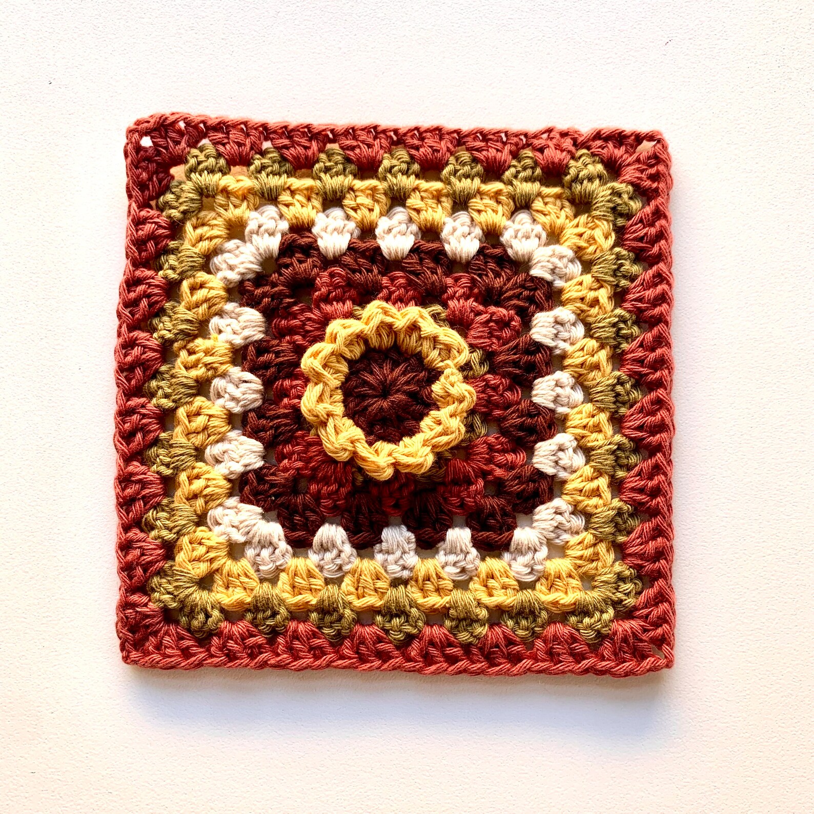 Fall Crochet Granny Square Pattern Crochet Pattern Learn to Crochet ...