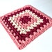Red Granny Square Crochet Pattern Easy Crochet Pattern Crochet Square ...