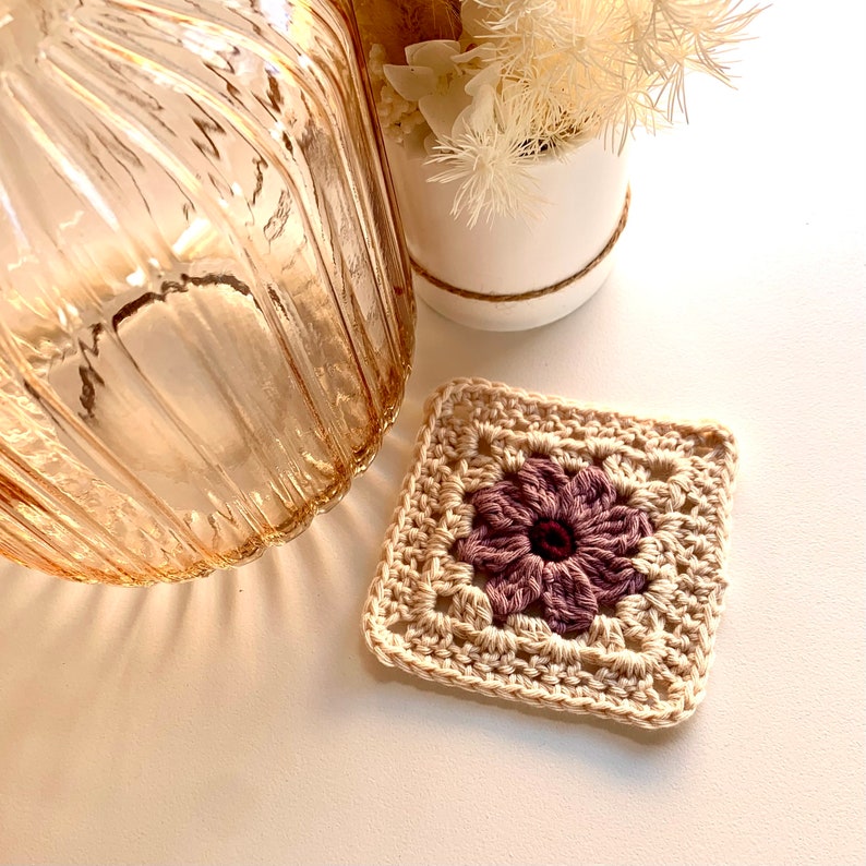 Purple Granny Square Crochet Pattern | Crochet Pattern | Learn to ...