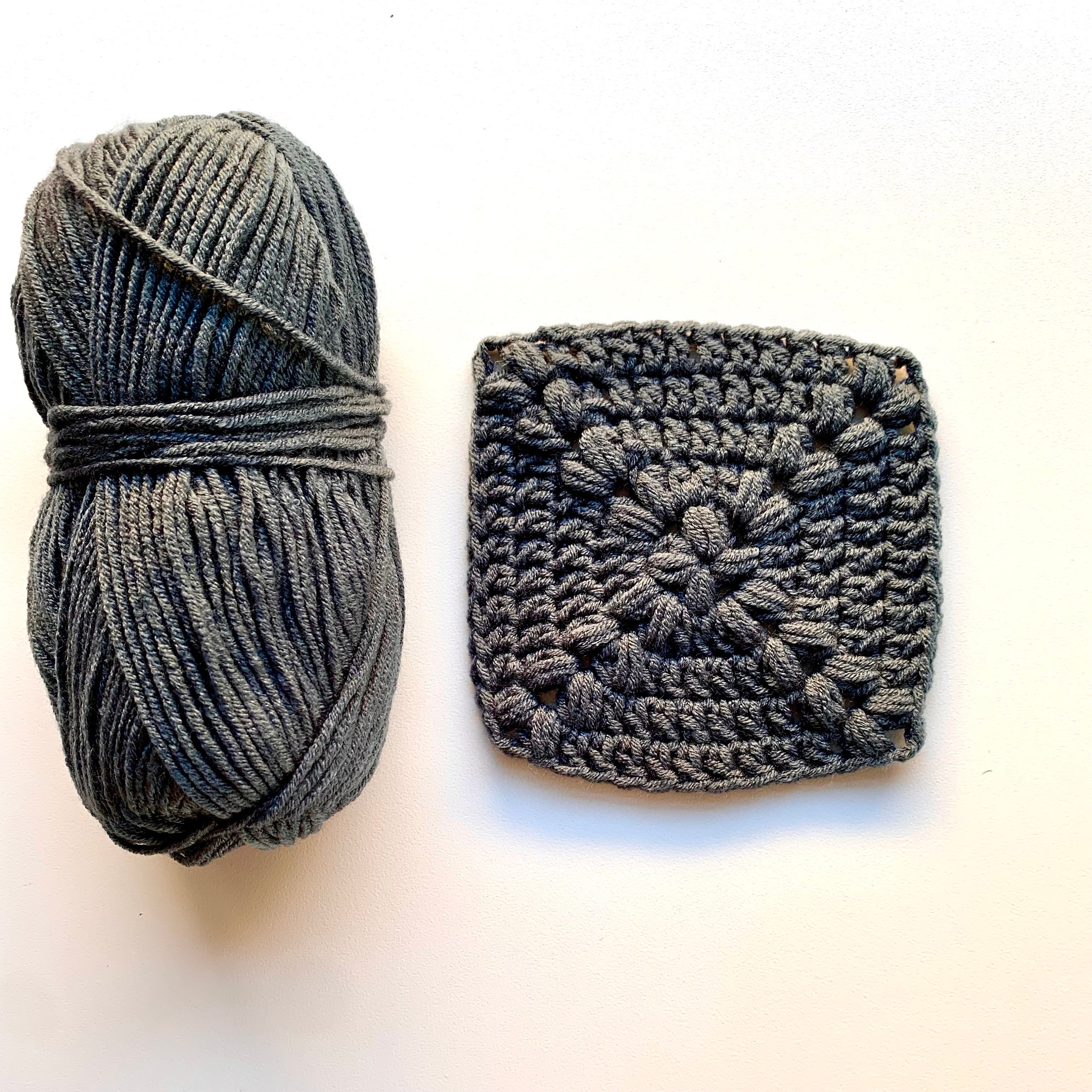 Crochet Puff Stitch Square Pattern Crochet Pattern Learn to Crochet ...