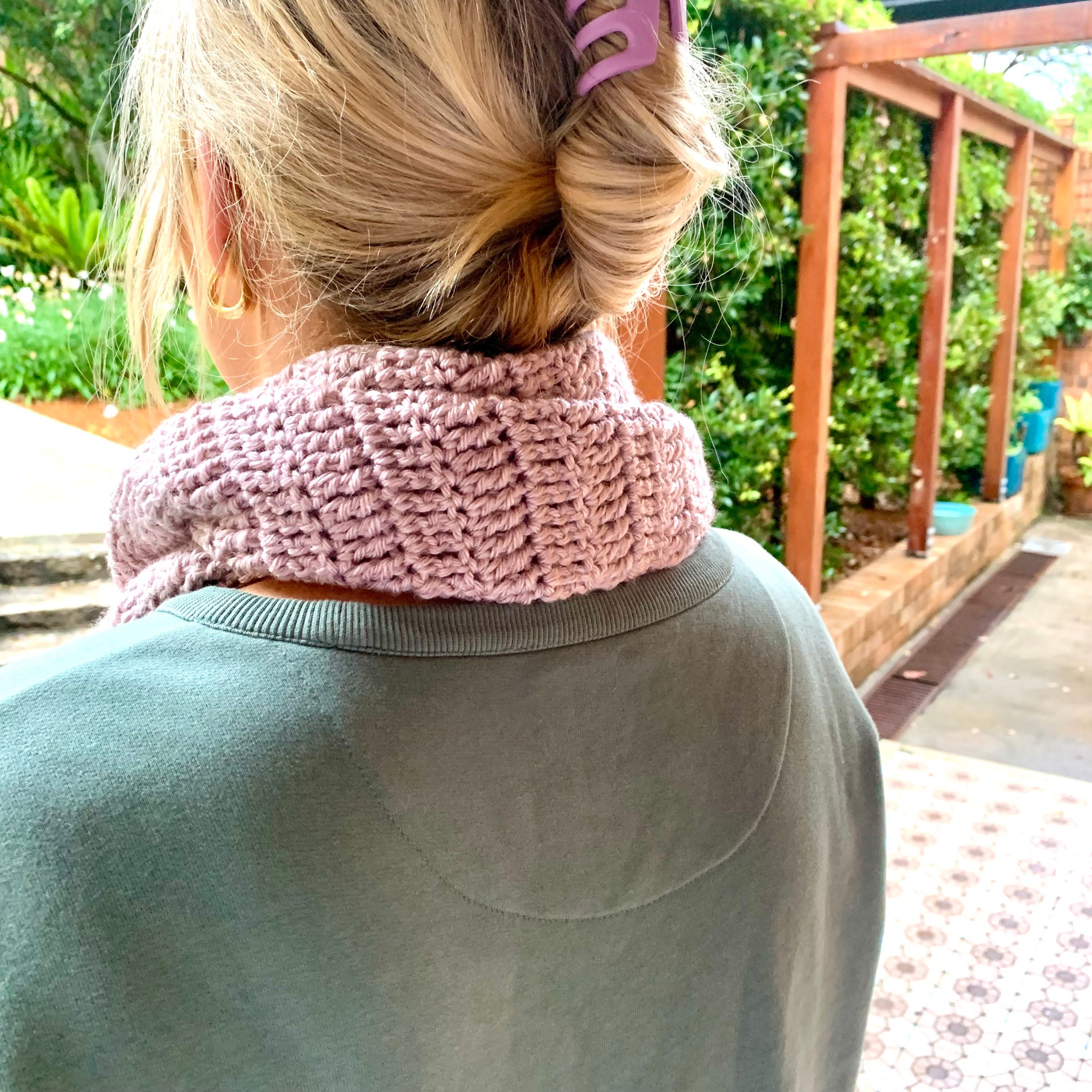 Pink Crochet Scarf Pattern Easy Crochet Pattern Learn to - Etsy