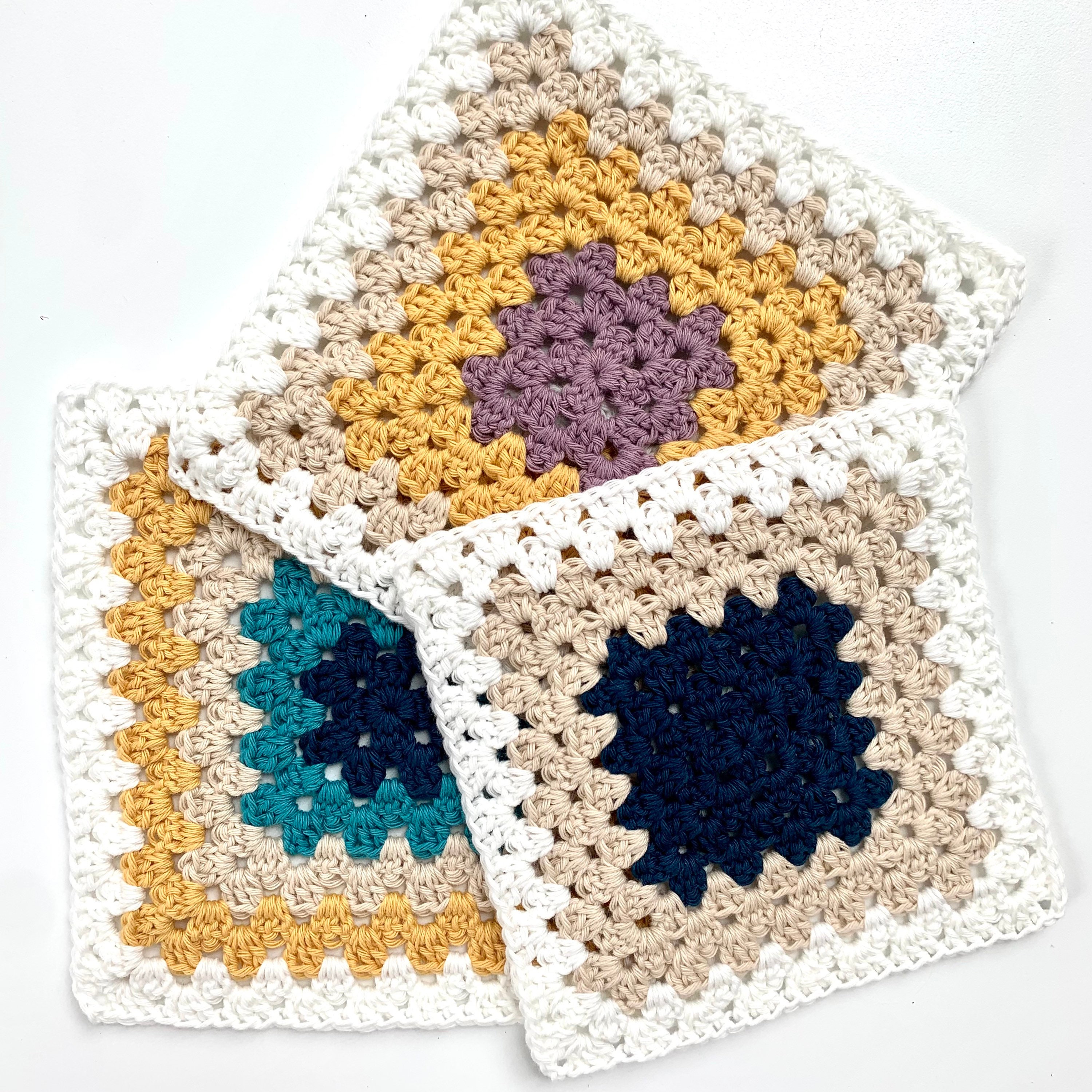 Granny Square Pattern Set | Crochet Granny Square | Crochet Pattern ...
