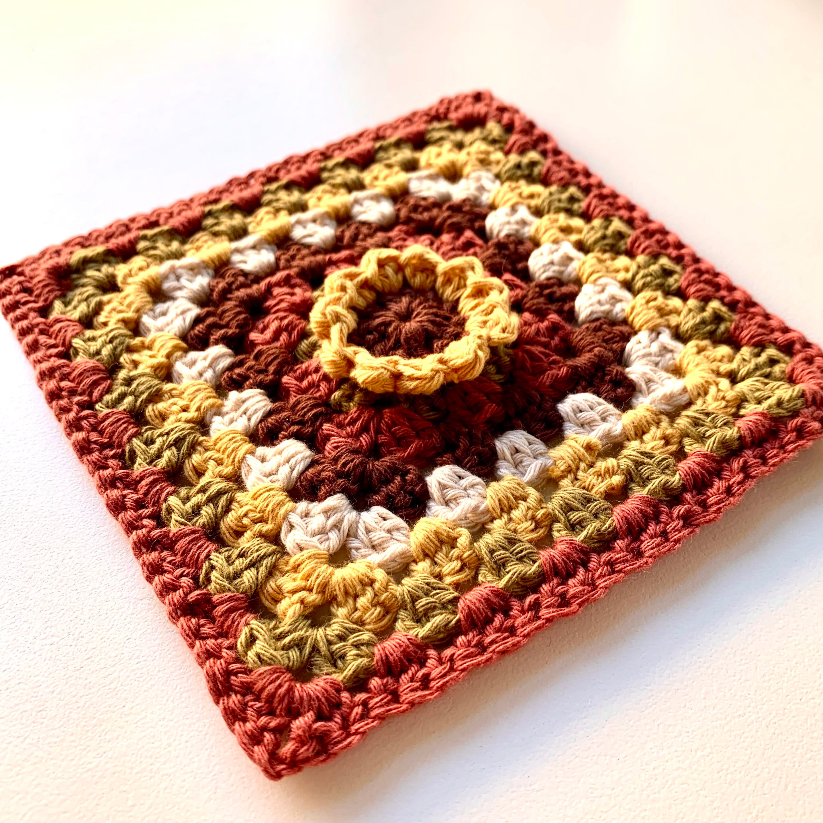 Fall Crochet Granny Square Pattern Crochet Pattern Learn to Crochet ...