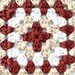 Granny Square Crochet Pattern | Traditional Red Granny Square Pattern ...