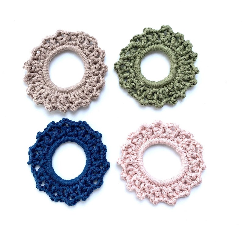 Crochet Set of Scrunchie Pattern Crochet Patterns Learn to Crochet ...