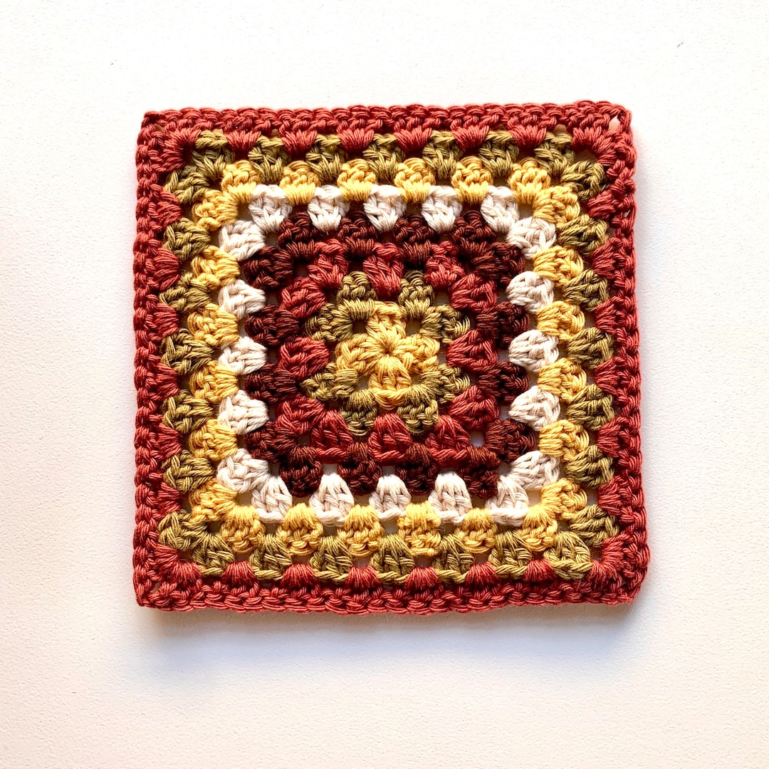 Fall Crochet Granny Square Pattern | Crochet Pattern | Learn to Crochet ...