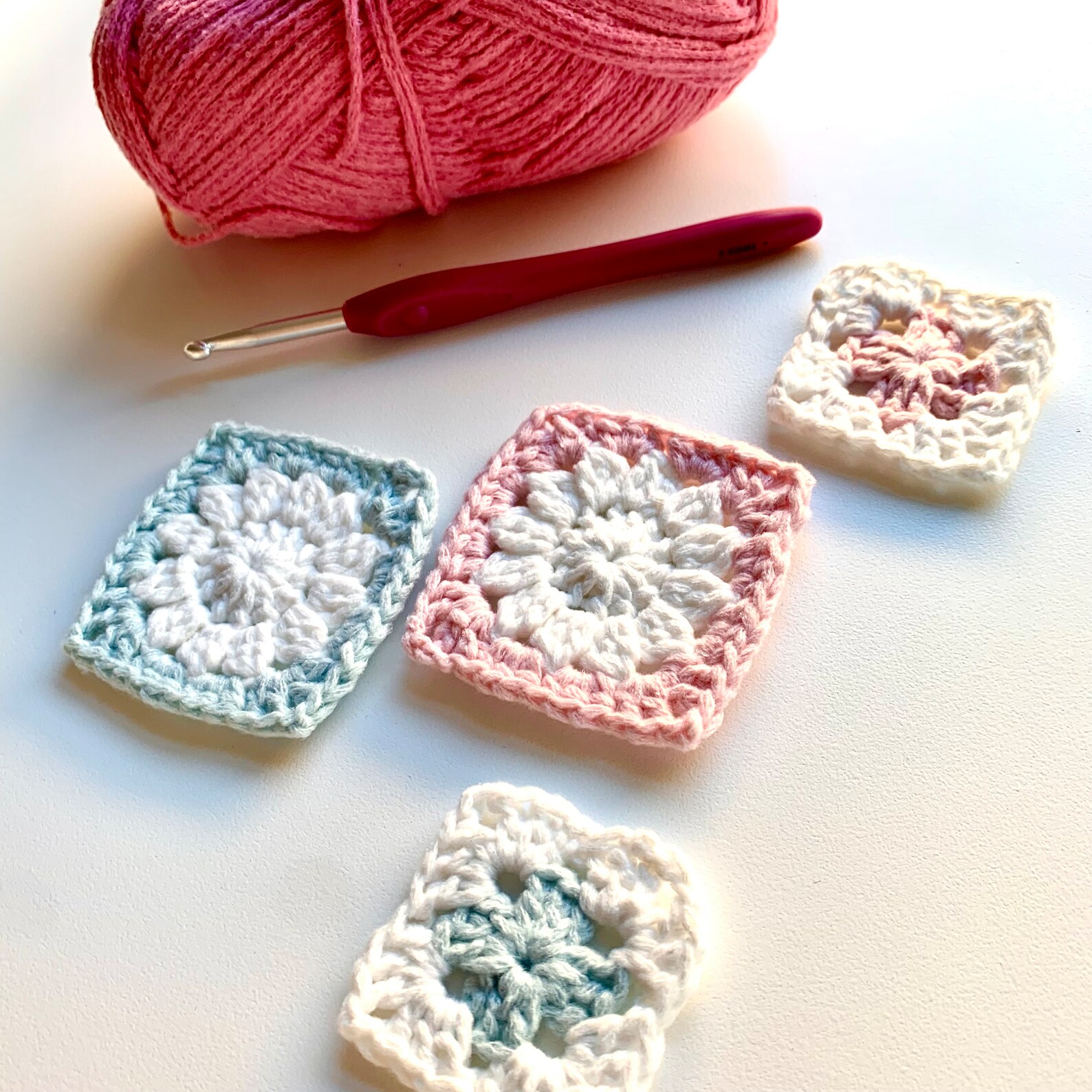 Mini Flower Square Crochet Pattern Crochet Pattern Learn to Crochet ...