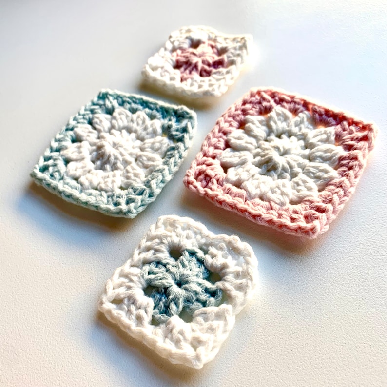 Tiny Crochet Flower Pattern Crochet Pattern Learn to Crochet Pink ...