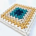 Blue Granny Square Pattern | Beginner Crochet Patterns | Ocean Blue ...
