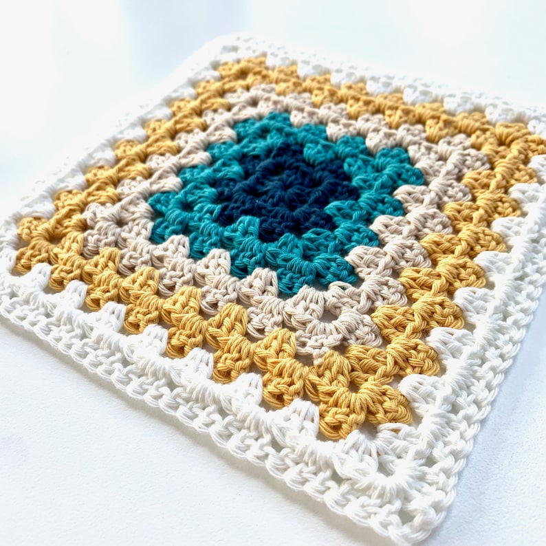 Granny Square Pattern Learn to Crochet Granny Square - Etsy