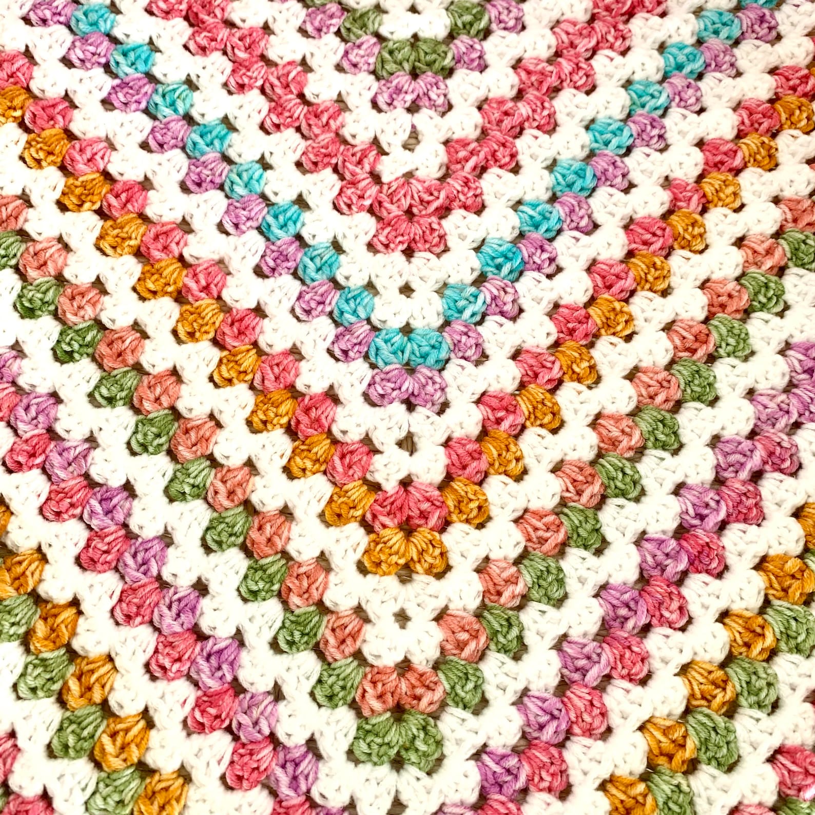 Infinity Granny Rainbow Blanket Crochet Pattern Crochet - Etsy