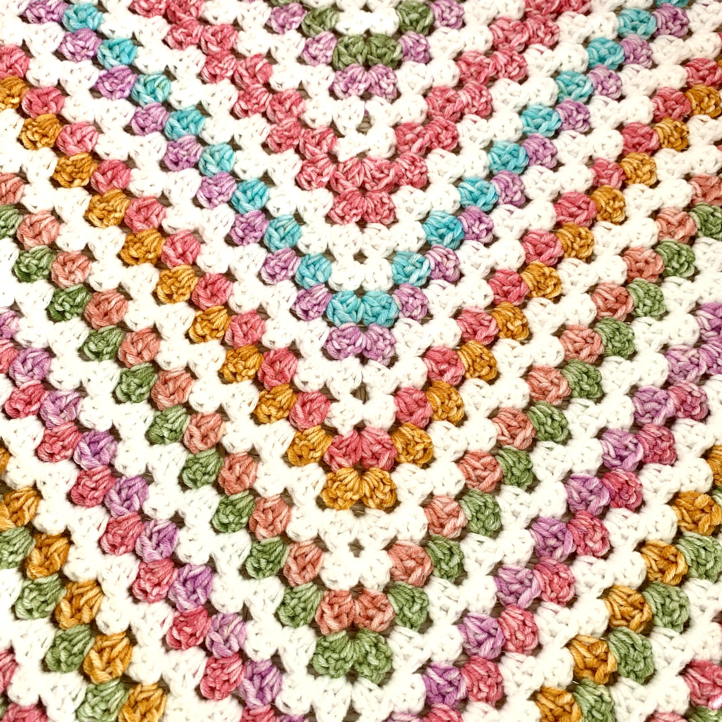 Infinity Granny Rainbow Blanket Crochet Pattern Crochet - Etsy