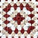 Granny Square Crochet Pattern | Traditional Red Granny Square Pattern ...