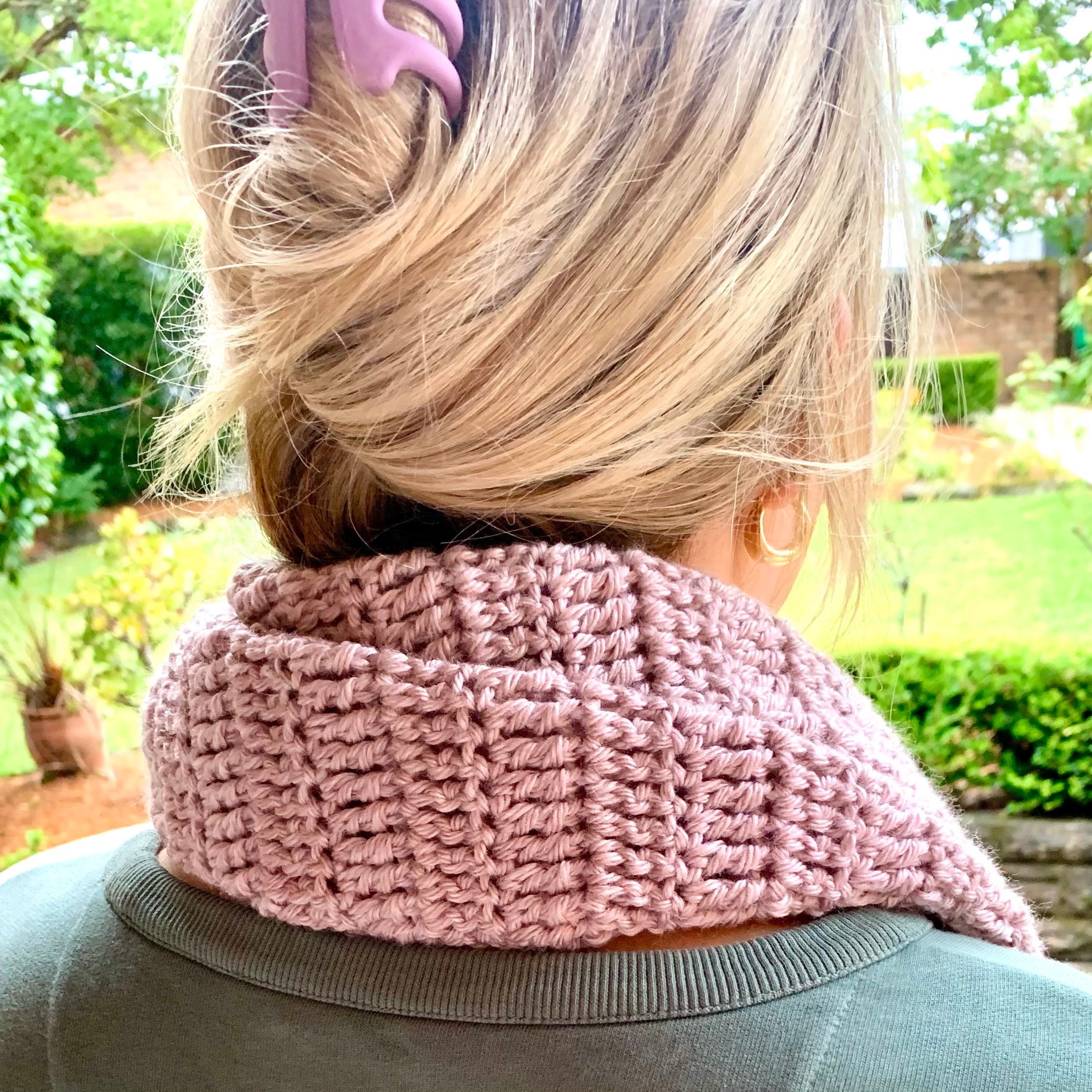 Pink Crochet Scarf Pattern Easy Crochet Pattern Learn to - Etsy